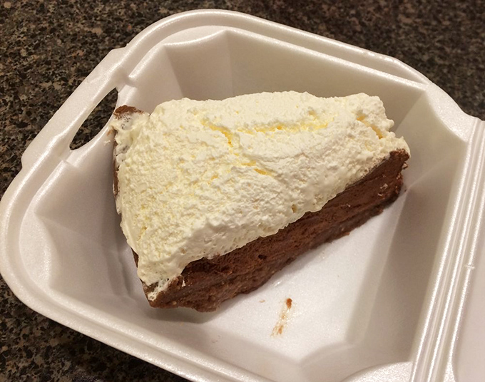 A slice of chocolate cream pie that doesn't need social media validation&mdash;it was Instagram-worthy decades before Instagram existed.