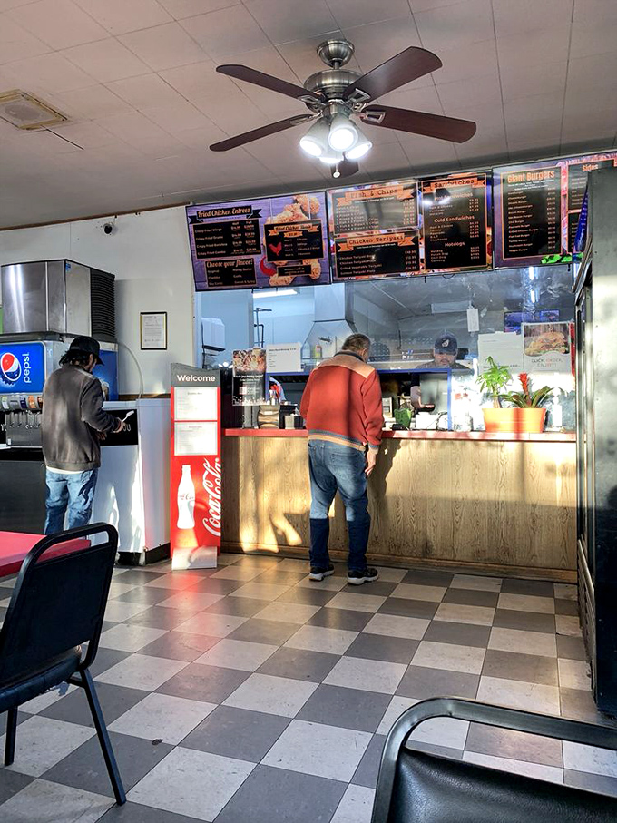 The ordering counter – where dreams are spoken aloud and transformed into reality by the wizards behind the glass. The starting line of your flavor journey.