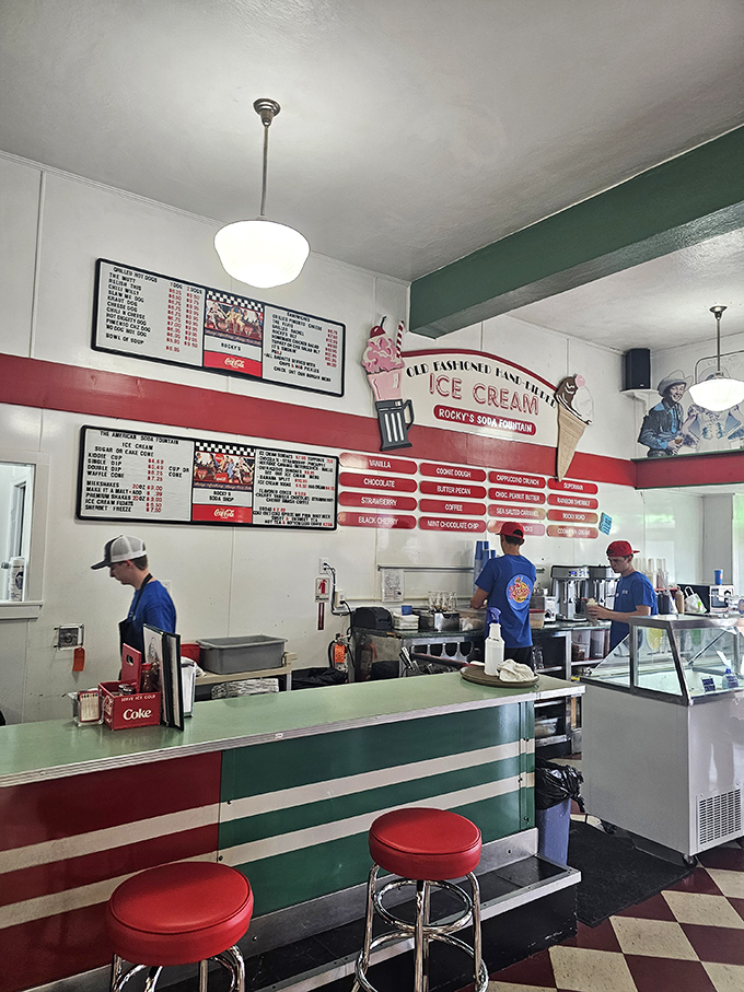 Where the magic happens! The soda fountain counter is where dreams are blended, memories are made, and calories don't count.