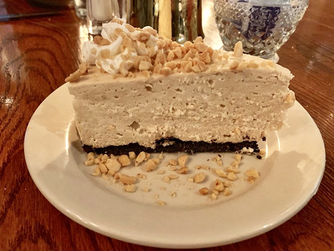 A slice of heaven with toffee notes that whispers, "You deserve this." Diet plans are temporarily suspended when this dessert arrives.