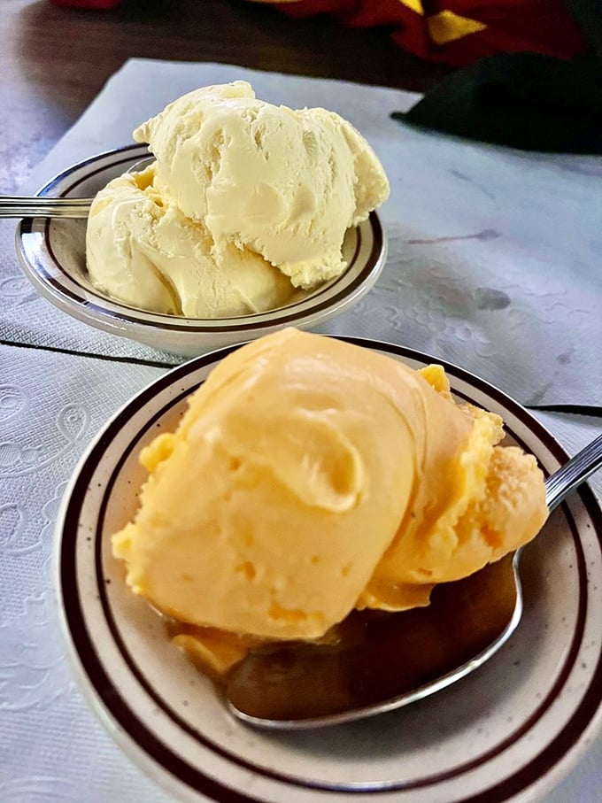 Ice cream: the perfect full stop at the end of a meaty sentence. Simple, sweet, and exactly what you need after conquering a steak.