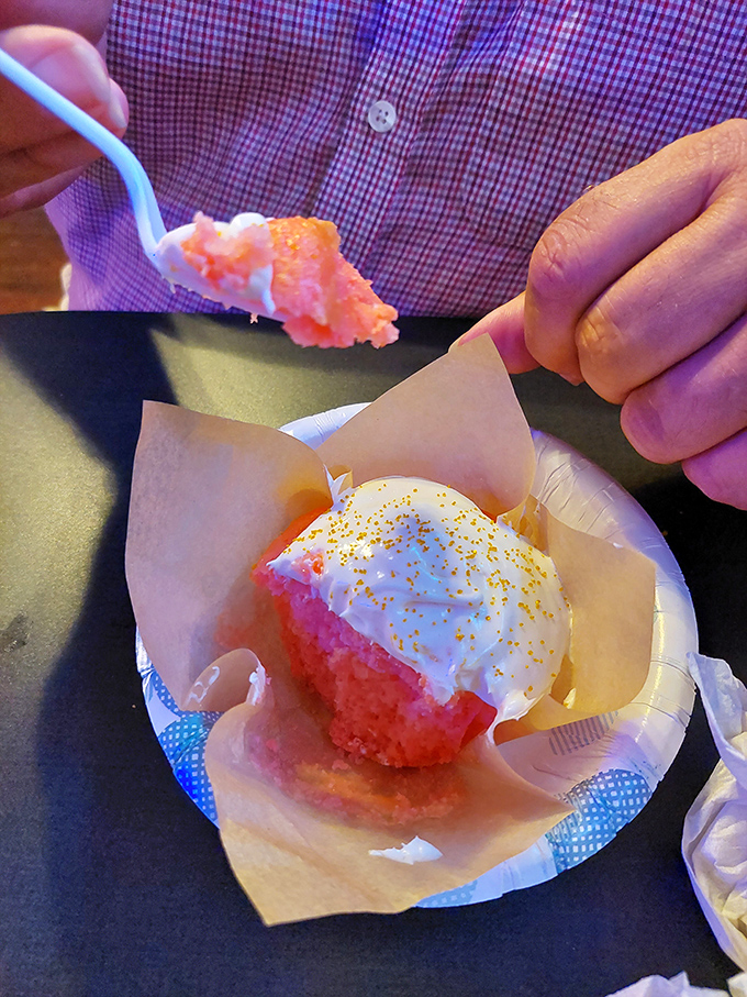 Life-affirming strawberry cake that proves dessert in cattle country isn't an afterthought &ndash; it's the encore after a magnificent beef symphony.