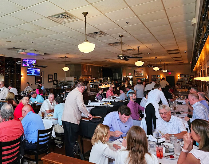The true measure of a great steakhouse: a dining room filled with people having the kind of evening they'll be talking about tomorrow.
