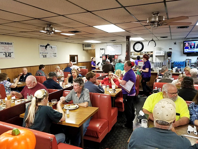 The true measure of a great diner: a dining room full of locals who know exactly where to find comfort on a plate any day of the week.