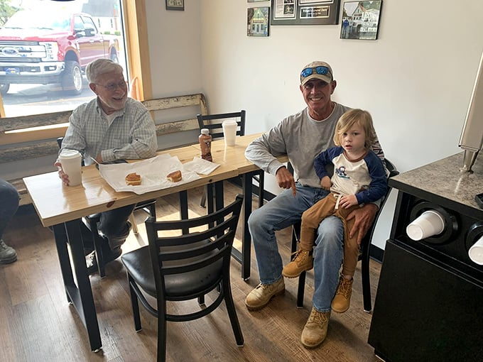 Three generations sharing a meal and a moment&mdash;the true magic of places like Wilson's, where food becomes the foundation for memory-making.