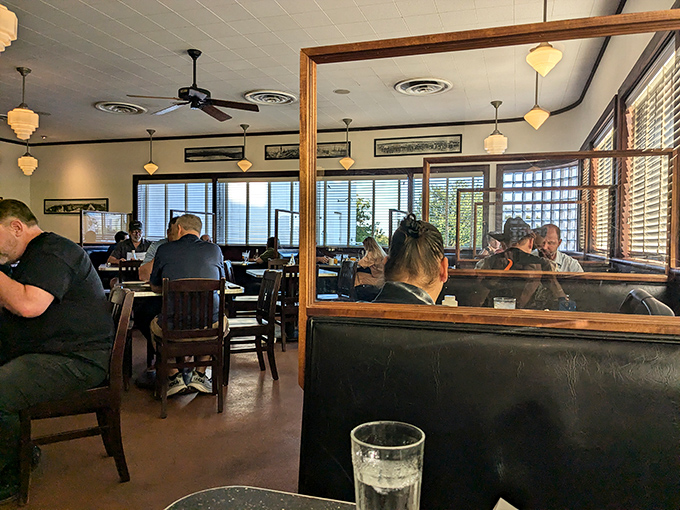 Cozy booths and warm lighting create the perfect backdrop for memory-making meals. Some restaurants feed you; this one welcomes you home.