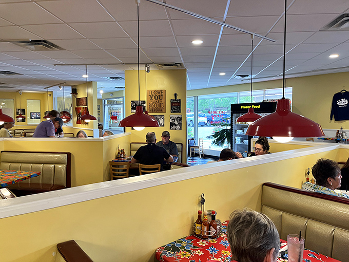 Every booth filled with people having their day made better one bite at a time. This is what breakfast joy looks like.
