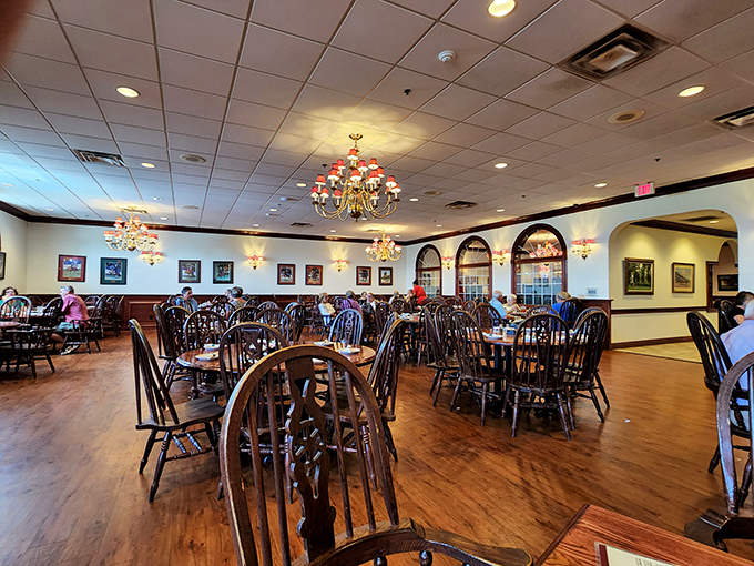 The dining room hums with conversation and satisfaction&mdash;Windsor chairs filled with people making memories over meals worth remembering.