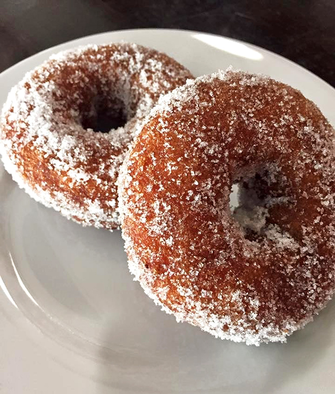 Sugar-dusted donuts that would make Homer Simpson weep with joy. Simple perfection that proves sometimes the classics need no improvement.