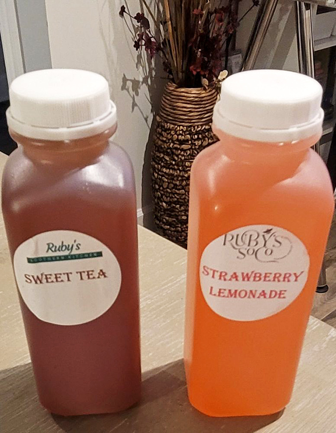 Sweet tea and strawberry lemonade&mdash;the twin pillars of Southern refreshment, bottled and ready to wash down whatever deliciousness awaits.