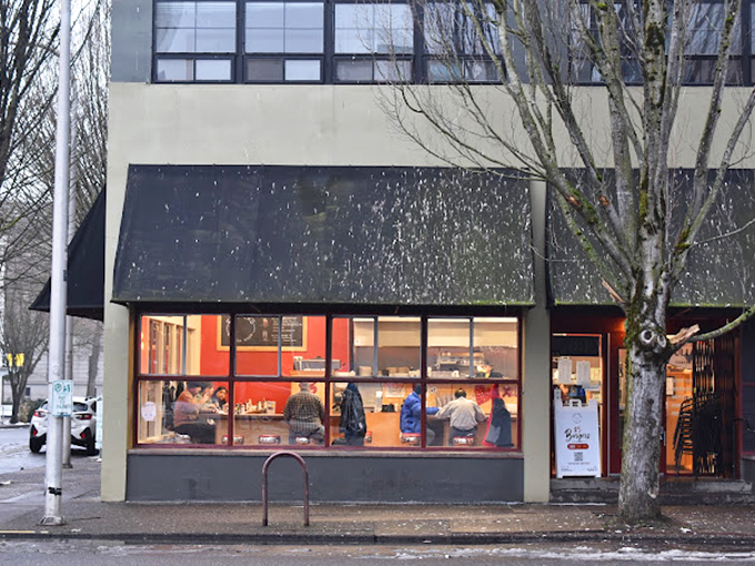 The entrance to Fuller's Coffee Shop&mdash;a portal to a simpler time when breakfast was the most important meal and everyone knew it.