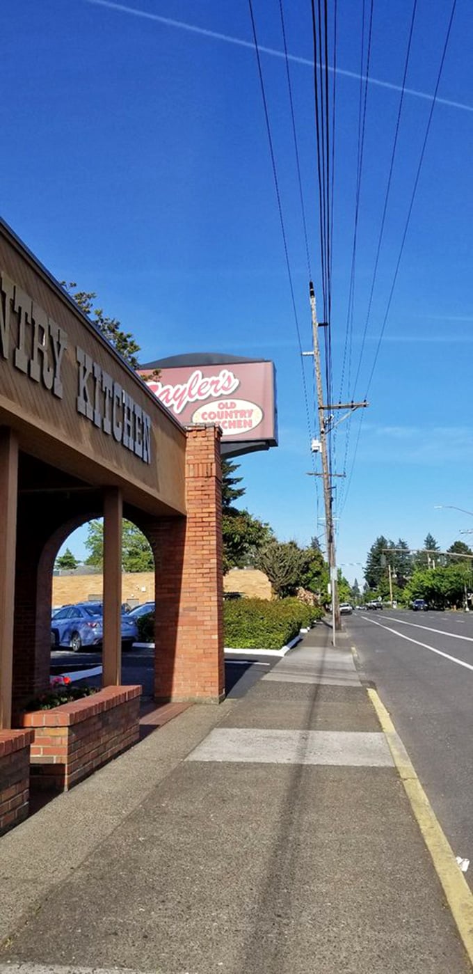 Street view of steak paradise &ndash; where countless Oregonians have arrived hungry and departed in a state of bliss.