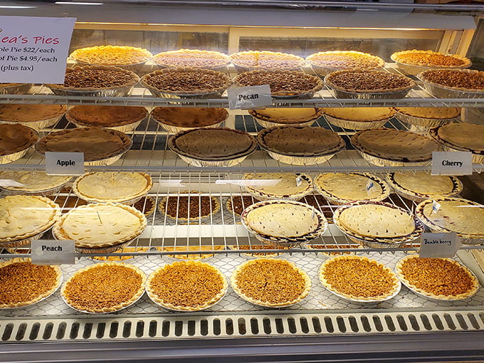 The pie case at Lea's isn't just a display&mdash;it's a museum of edible art with flavors that tell the story of the South one slice at a time.