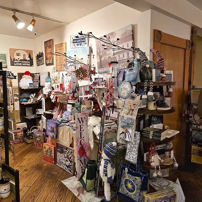 The gift shop ensures you'll take home more than just memories and a slightly tighter waistband. Souvenirs: the proof you were actually there.