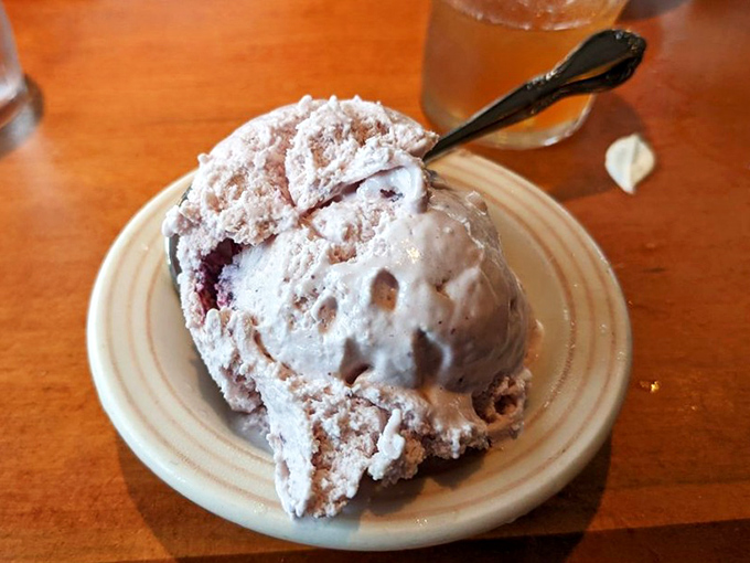 The ice cream finale isn't just dessert—it's the cool, creamy peace treaty your taste buds negotiate after the glorious battle of dinner.