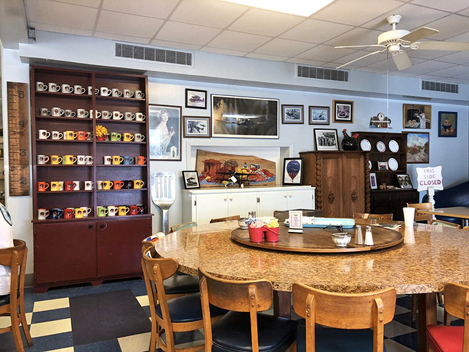 The counter where regulars have their "usual" spots and first-timers become converts to the gospel of homemade pie and Southern hospitality.