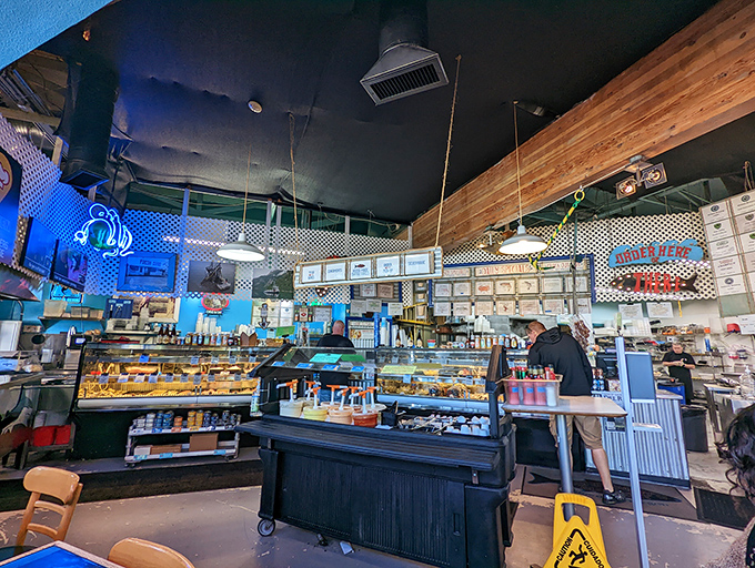 The market display &ndash; where home cooks come to dream and professionals come to source. Fresh seafood that tells stories of the Pacific.