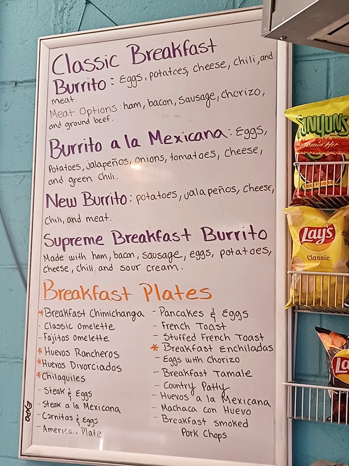 The handwritten menu board feels like peeking at a family's secret recipe collection &ndash; complete with stars marking the dishes they're most proud of.