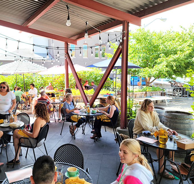 Outdoor dining that makes Indiana feel like a European caf&eacute;, where breakfast becomes an all-day affair worth lingering over.