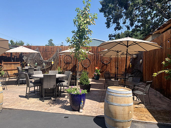 The outdoor patio where summer memories are made. Umbrellas provide shade while you provide the appetite for seafood excellence.