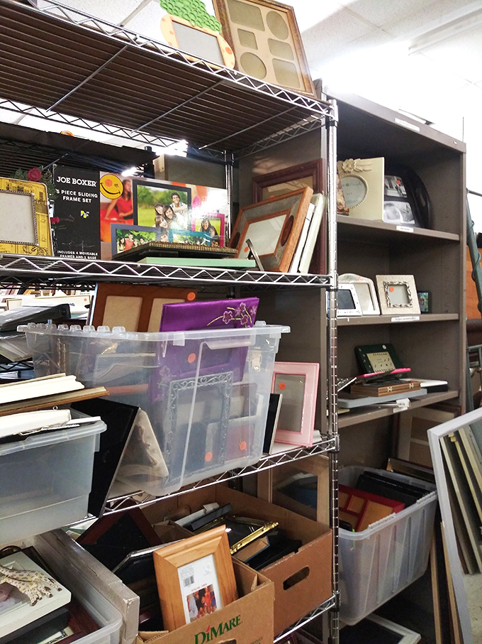 Picture frames waiting for new memories. Like social media but tangible, these empty frames promise a future where moments are worth displaying.