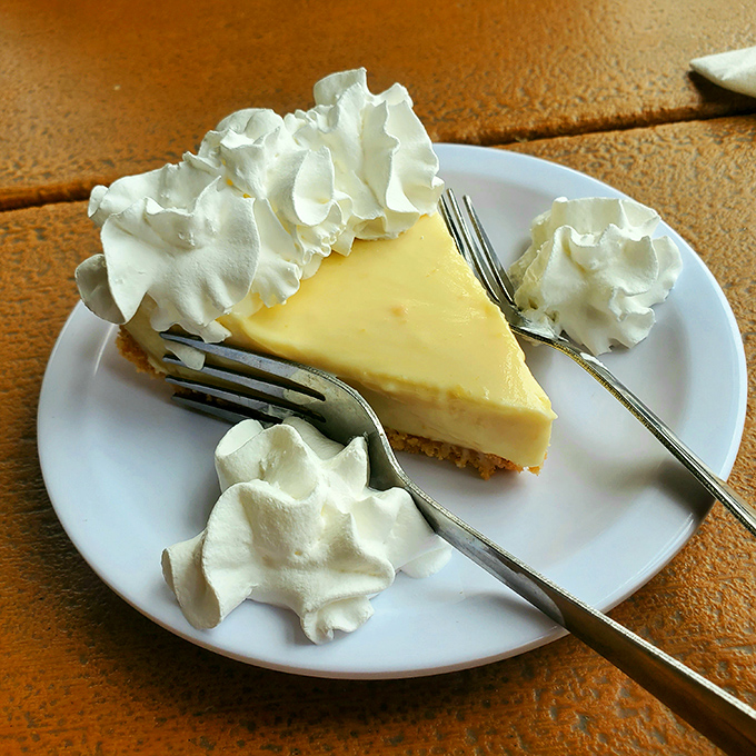 Key lime pie that strikes the perfect balance between sweet and tart&mdash;a sunny slice of Florida that somehow found its way to Virginia Beach.