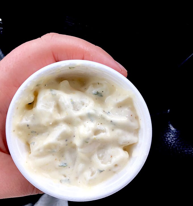 That's not just potato salad&mdash;it's the creamy, herbed sidekick that proves Neptune understands the importance of the supporting cast.