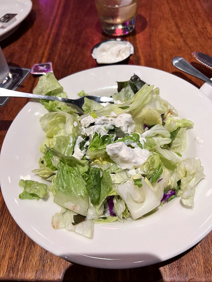 Even the salad knows its role &ndash; a crisp, cool interlude between richer dishes, dressed just enough to be interesting without showing off.