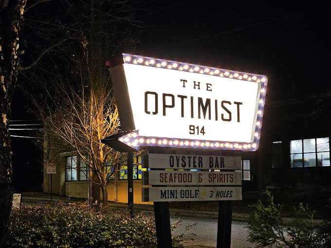 The sunny yellow awning signals you've arrived at your destination: a seafood sanctuary where Atlanta proves it knows its way around an ocean's bounty.
