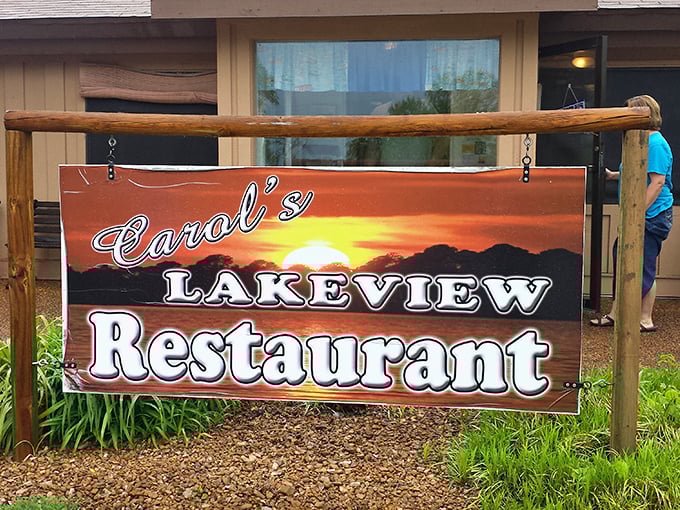 The sunset on Carol's sign isn't just decoration&mdash;it's a promise that inside this humble building, time slows down just enough to enjoy what really matters.