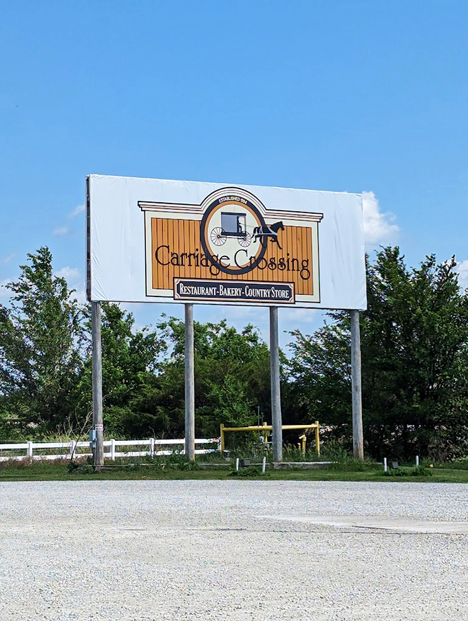 The roadside beacon that signals salvation for hungry travelers&mdash;like a lighthouse, but guiding you to cinnamon rolls instead of safe harbor.