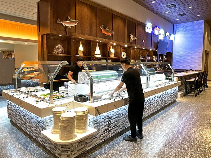 Attentive staff members ensure that every station remains fully stocked&mdash;the unsung heroes behind your successful buffet strategy.