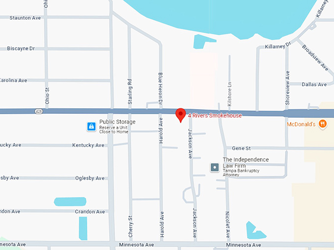 16 4 rivers smokehouse map