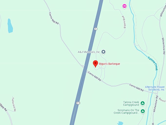 16 bigun's barbeque map