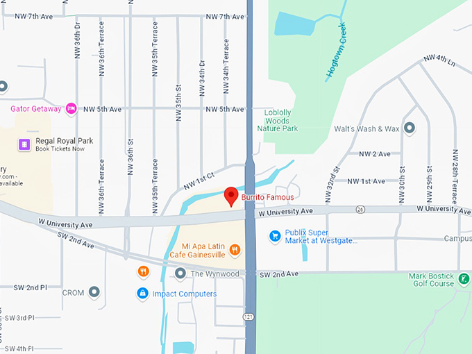 16 burrito famous map