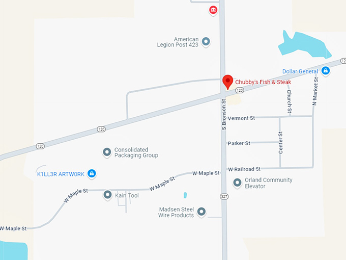 16 chubby's fish & steak map