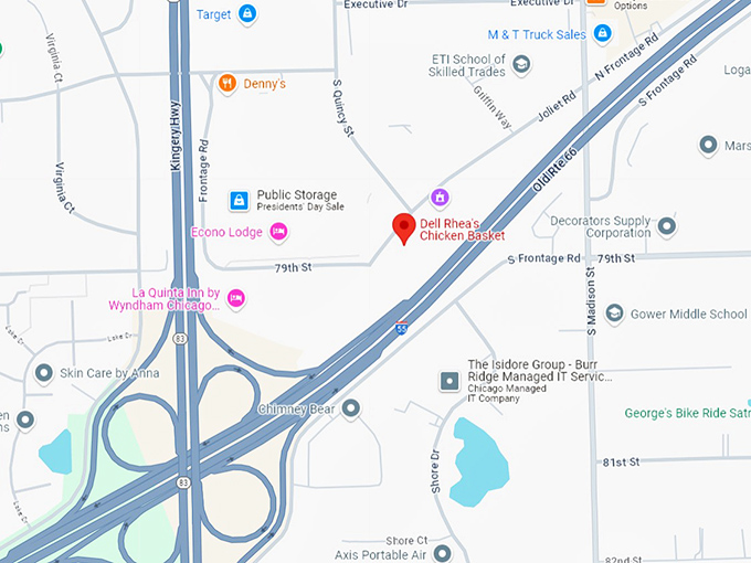 16 dell rhea's chicken basket map