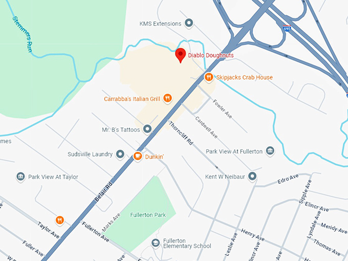 16 diablo doughnuts map