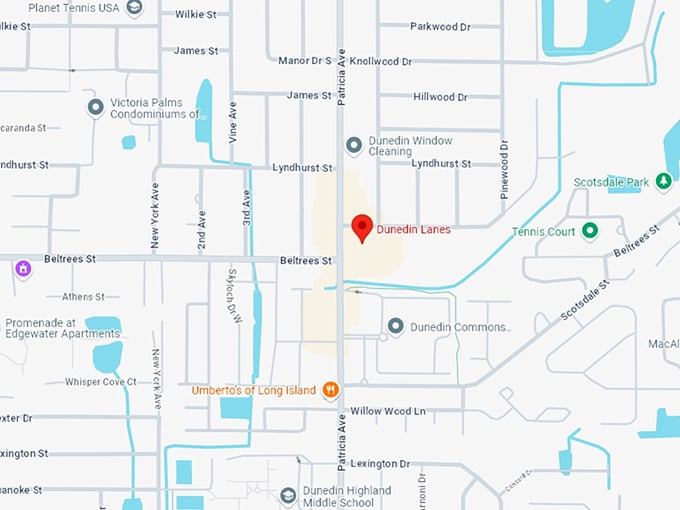 16 dunedin lanes map