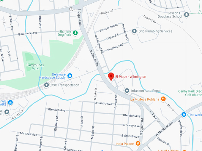 16 el pique wilmington map