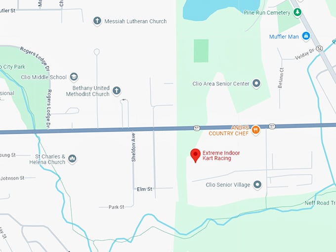 16 extreme indoor kart racing map