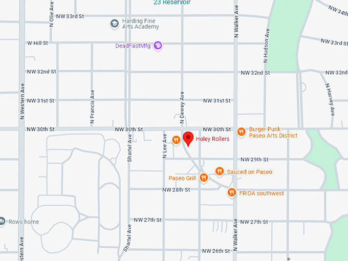 16 holey rollers map