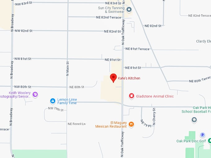 16 kate's kitchen map