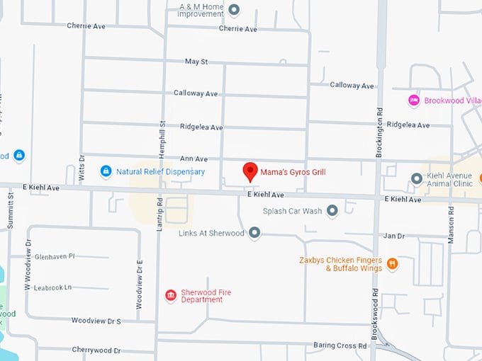 16 mama&rsquo;s gyros grill map