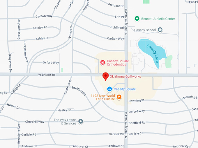 16 oklahoma quiltworks map