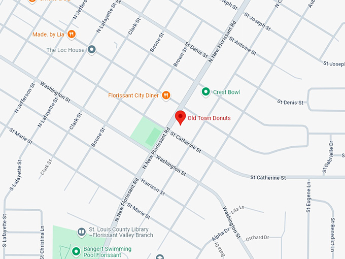 16 old town donuts map