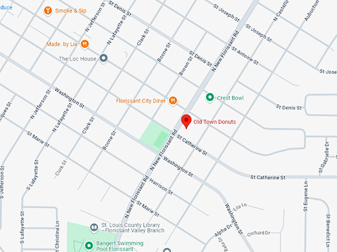 16 old town donuts map