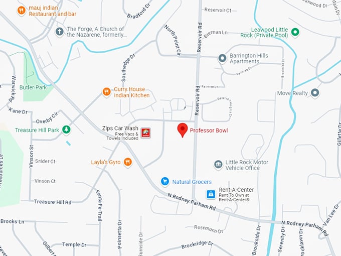 16 professor bowl map