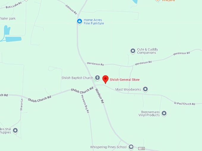 16 shiloh general store map