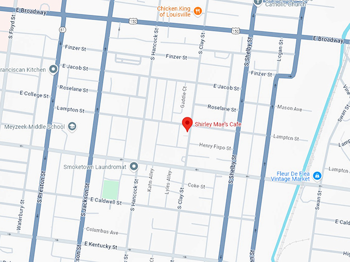 16 shirley mae&rsquo;s cafe map